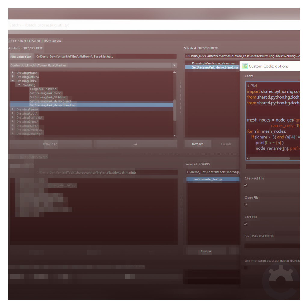 Batchy – Eric Evans: Tools & Pipeline Technical Artist